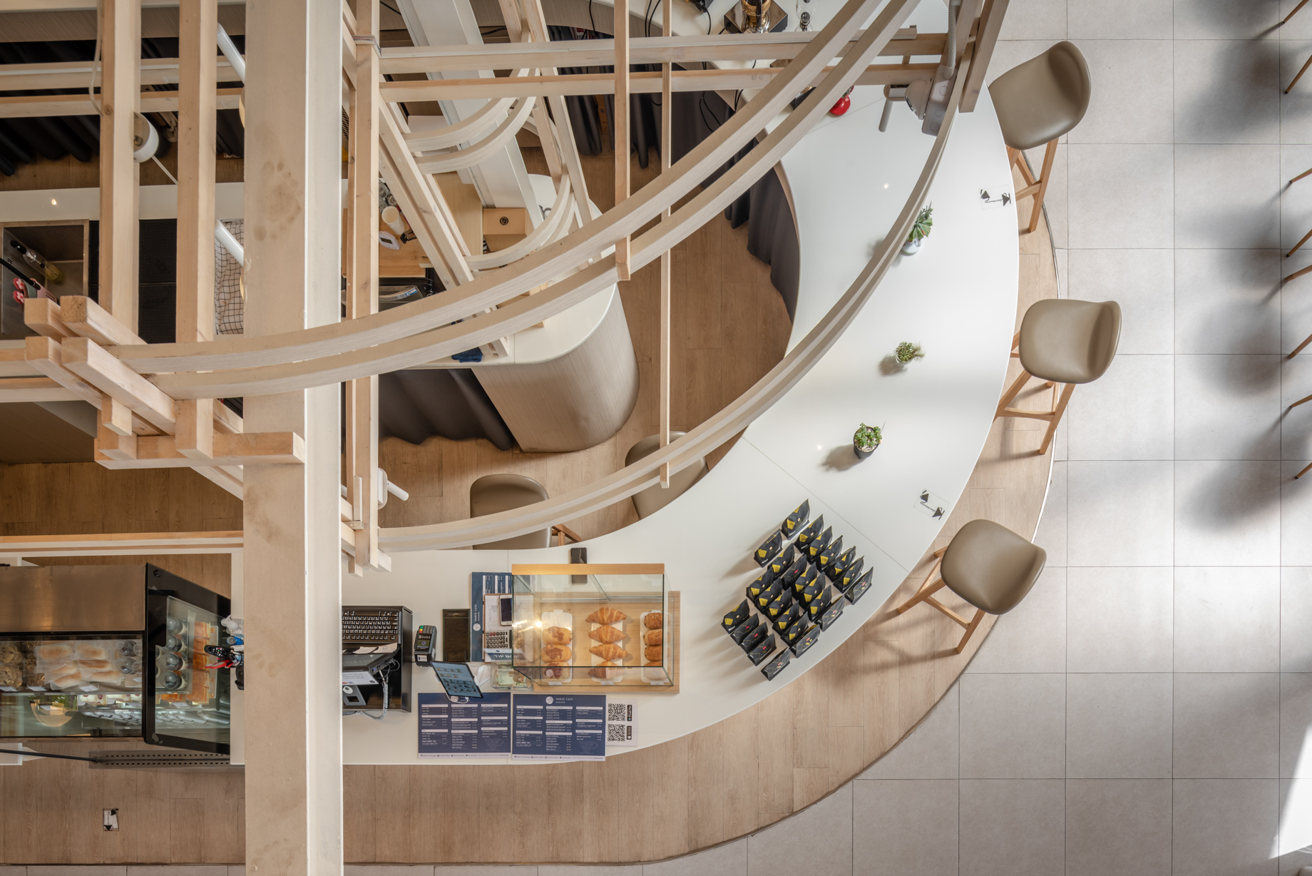 HARIO CAFÉ, a steel-structural coffee shop designed specifically for ...